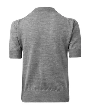 AMI Paris Short Sleeve Knit Cardigan