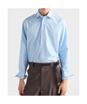 Prada Cotton Shirt - Sky-blue
