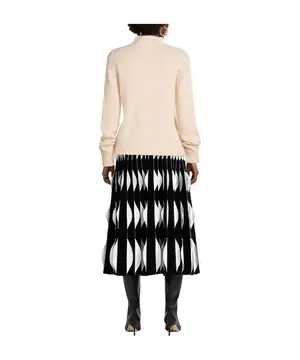 Max Mara Knitted Turtleneck Long-sleeve Top