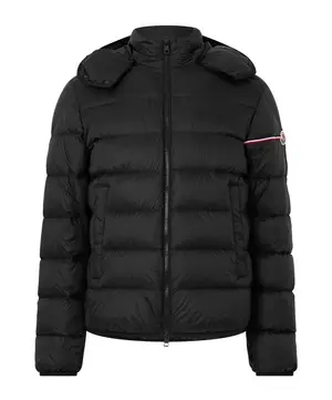 Moncler Padded Hooded Jacket - Black