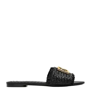 Dolce & Gabbana Solid Flat Shoes - Black
