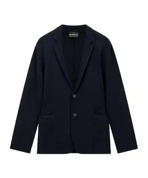 Emporio Armani Single-breasted Blazer - Black