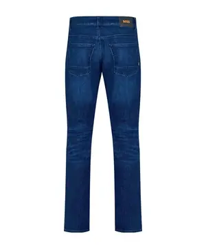 Hugo Boss Washed Straight Leg Jeans