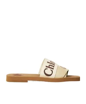 Chloé Highend Flat Slide Sandals - Brown