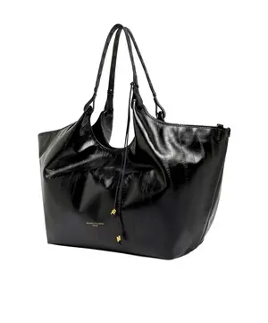 GIANNI CHIARINI Large Dua Leather Shoulder Bag