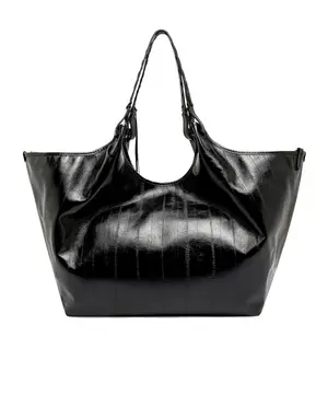 GIANNI CHIARINI Large Dua Leather Shoulder Bag