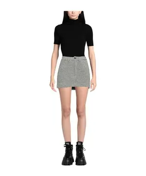 Rag & Bone Color-blocked Tweed Umbrella Skirt