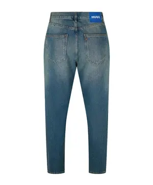 Hugo Boss Washed Tapered Jeans