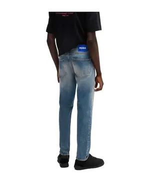 Hugo Boss Washed Tapered Jeans