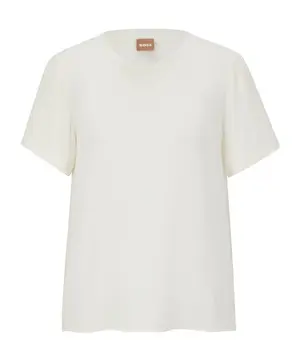 Hugo Boss Crewneck Shortsleeve Top - White
