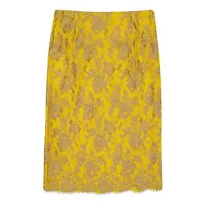 Saint Laurent Lace Midi Skirt