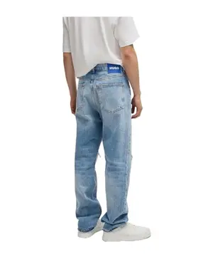 Hugo Boss High-waisted Straight-leg Jeans