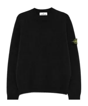 Stone Island Long-sleeved Sweater - Black