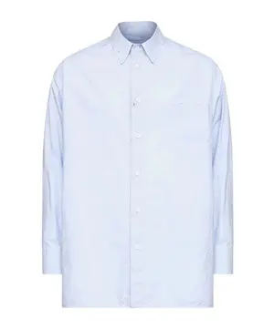 MAISON MARGIELA Cotton Poplin Shirt - Light Blue