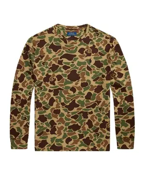 Polo Ralph Lauren Camouflage Long-sleeved T-shirt