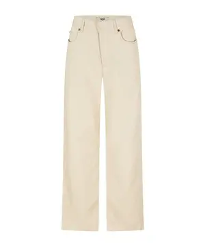 Fendi Highwaisted Straightleg Trousers - Nude