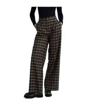 MAXCO. Max&co. Plaid Trousers With Belt