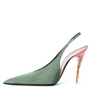 Saint Laurent Mesh Pointedtoe Slingback