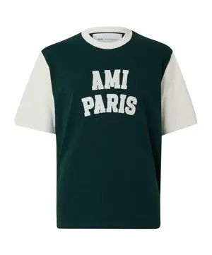 AMI Paris Simple T-shirt - Green