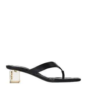 Saint Laurent Squaretoe Thong Sandal