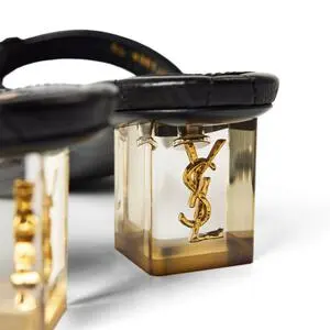 Saint Laurent Squaretoe Thong Sandal