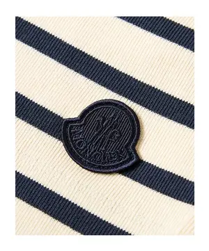 Moncler Navy Striped Shorts