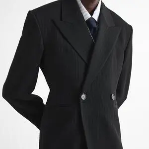Saint Laurent Double Breasted Coat