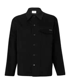 Saint Laurent Simple Coat - Black