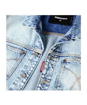 Dsquared2 Denim Jacket With Collar
