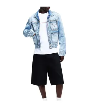 Dsquared2 Denim Jacket With Collar