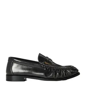 Saint Laurent Glossy Loafer - Black