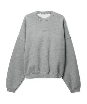 Alexander Wang Oversized Printed Sweatshirt - Gray
