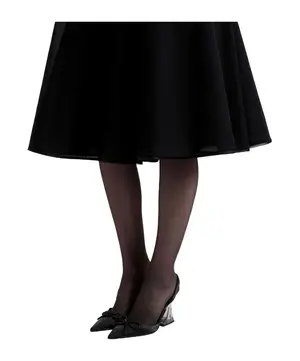 MAXCO. Simple Sleeveless Tulle Dress