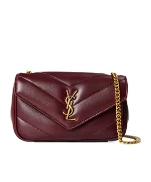 Saint Laurent Classic Logo Chain Bag - Red