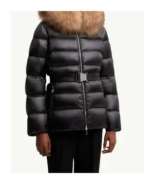 Moncler Cupidones Shearling-trimmed Short Down Jacket