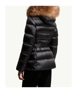 Moncler Cupidones Shearling-trimmed Short Down Jacket