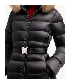 Moncler Cupidones Shearling-trimmed Short Down Jacket