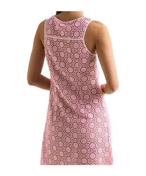 Miu Miu Sleeveless Lace Shift Dress