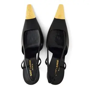 Saint Laurent Pointedtoe Slingback Heels