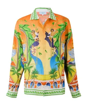 Casablanca Collared Longsleeve Shirt - No