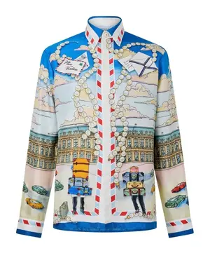 Casablanca Collared Longsleeve Shirt - No