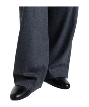 Vince Wool-blend Flannel Wide-leg Pants