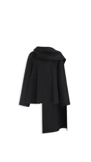 Alaïa Double Face Cashmere Scarf Coat