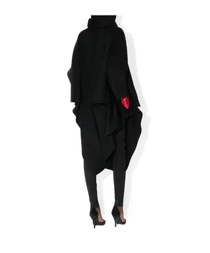 Alaïa Double Face Cashmere Scarf Coat