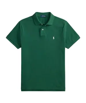 Polo Ralph Lauren Logo-embroidered Piqué Polo Shirt - Green