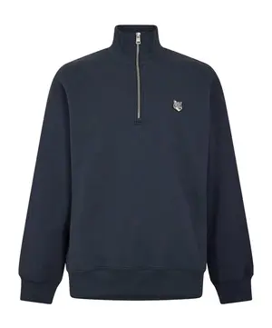 Maison Kitsuné Half-zipper Hoodie No