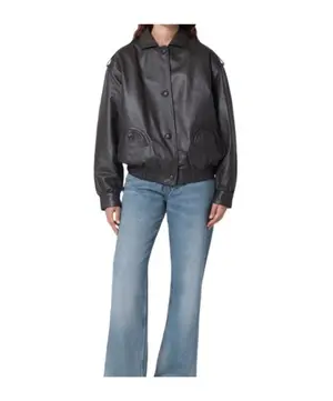BLAZÉ MILANO Long-sleeve Bomber Jacket - Brown