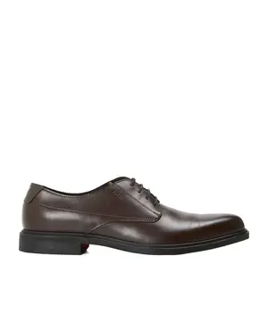 Hugo Boss Solid Color Loafers - Black