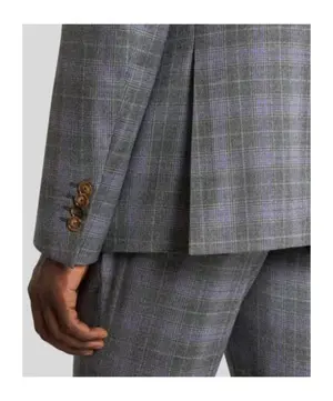 Etro Single-breasted Wool And Cashmere Suit With Check Motif