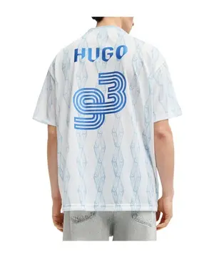 Hugo Boss Vneck Shortsleeve Jerseystyle Tshirt
